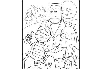 free halloween coloring pages crayola