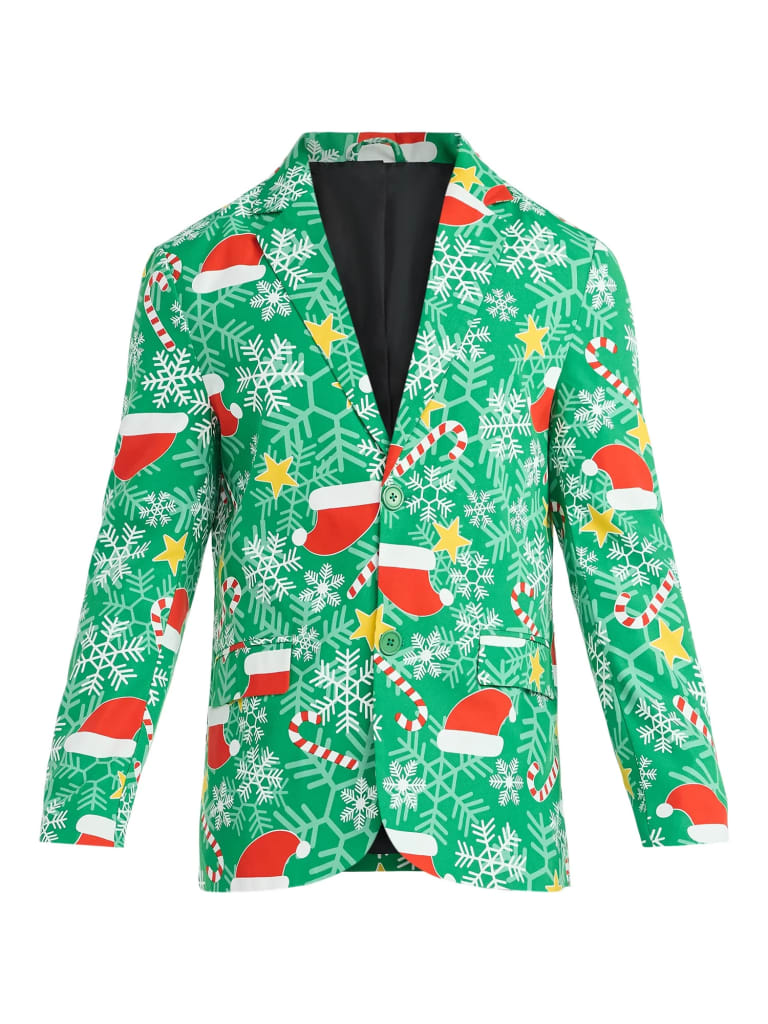 Jolly Knits Men's Holiday Suit Jacket: $20.26