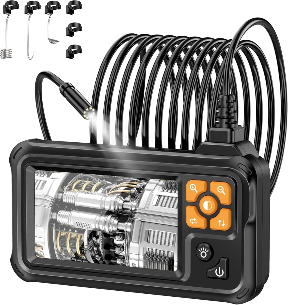 Lightswim 1080p Industrial HD Digital Borescope w/ 4.3" Screen: $17.94