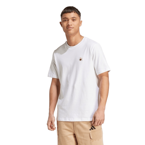 adidas Men's Dog Hoop Patch Graphic T-Shirt: $9