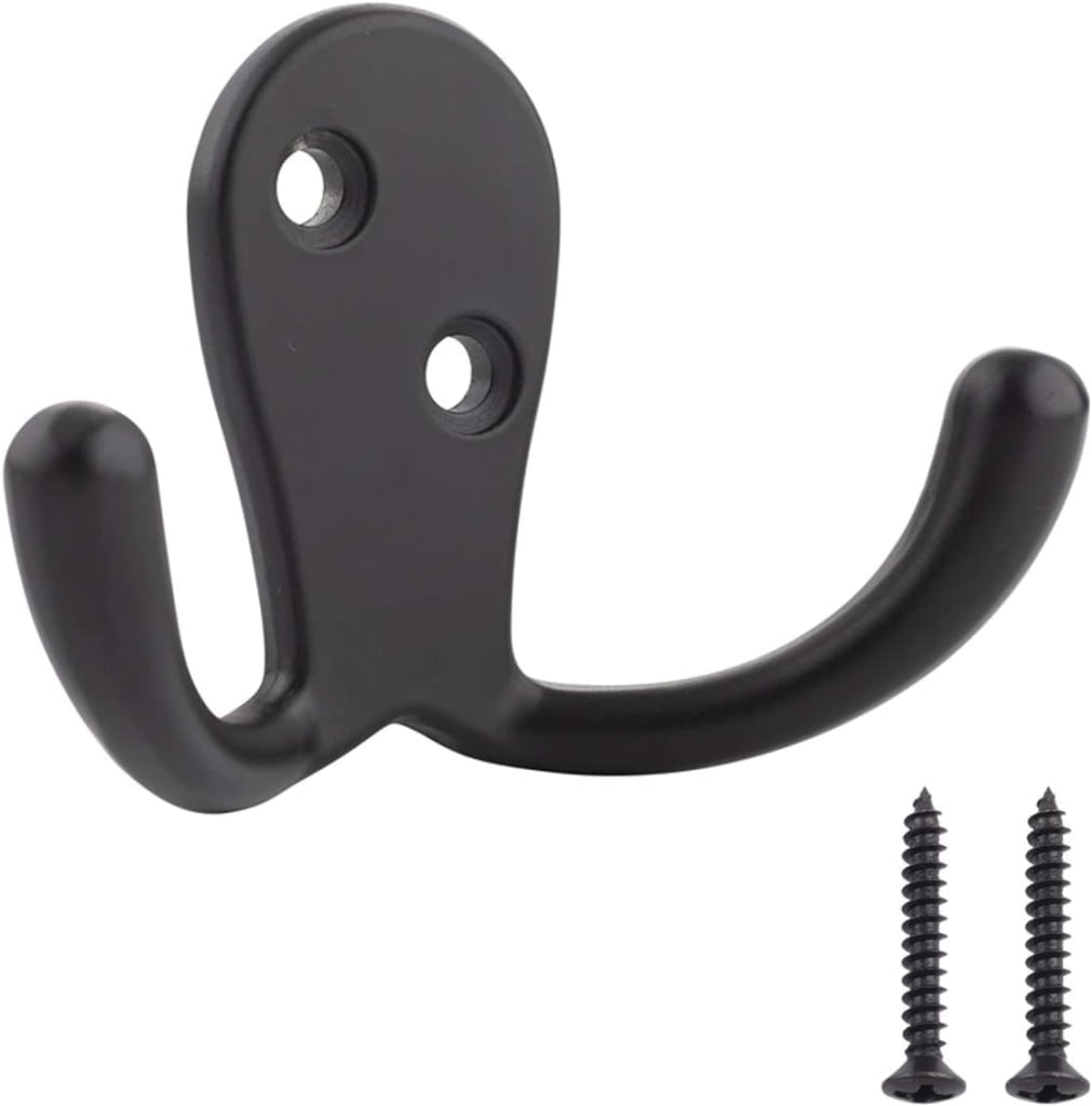Amazon Basics Curved Zinc Robe Hook 5-Pack: $7.66 w/ Prime - AB4900-FB-5