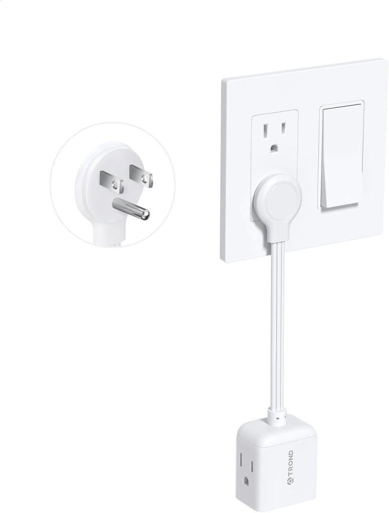 Trond Flat Outlet Extender with 6" Cord: $14
