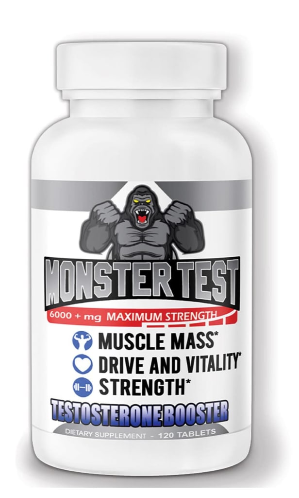 Angry Supplements Testosterone Booster 120-Tablet Jar: 2 for $24