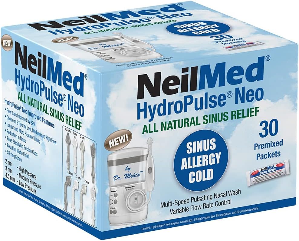 NeilMed HydroPulse Neo Nasal Sinus Irrigation System: $70 - HYPNEO-ENU-US