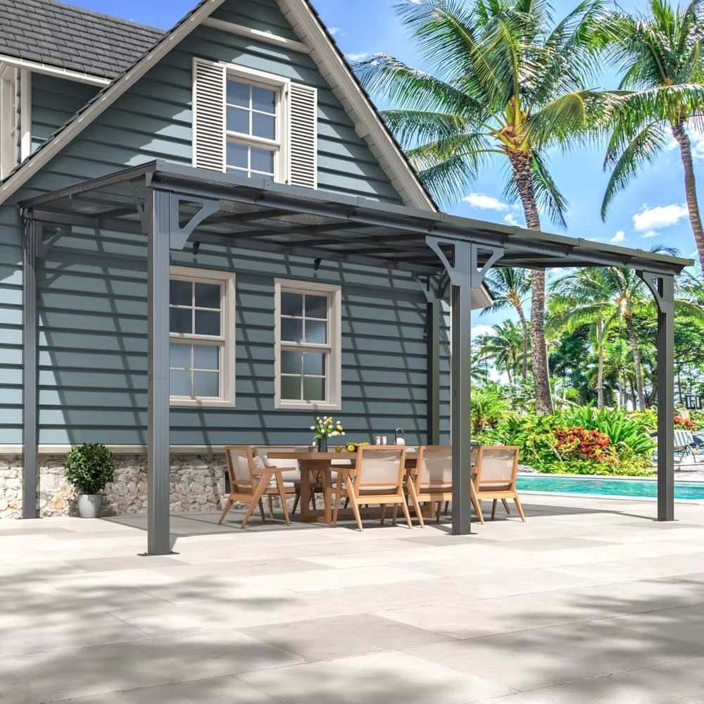 10x14-Foot Hardtop Panel Roof Gazebo: $217