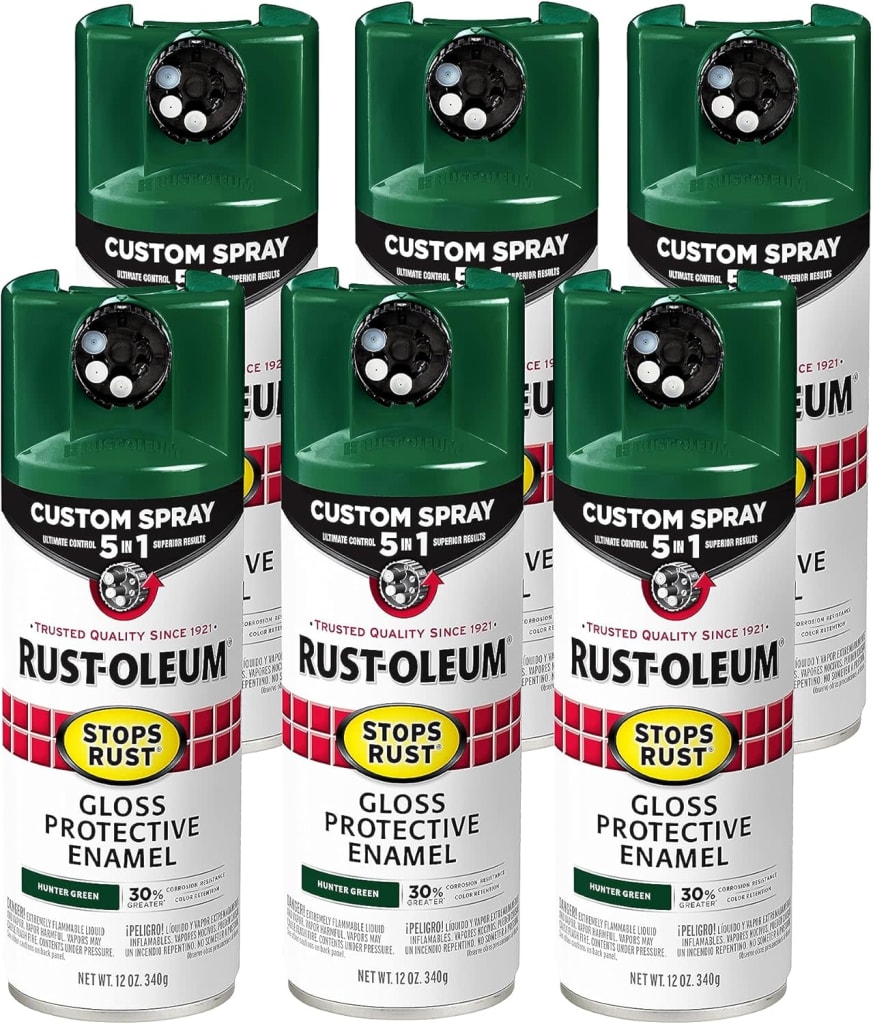Rust-Oleum 12-oz. Stops Rust Custom Spray 5-in-1 Spray Paint: $24 ...