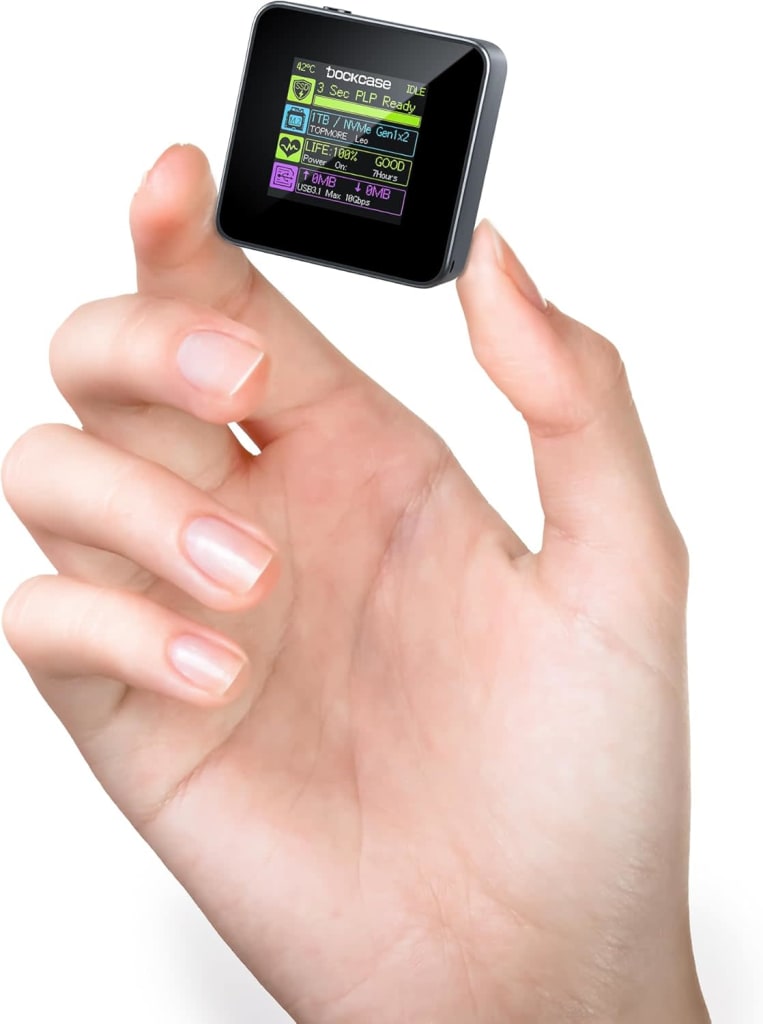 DockCase Pocket M.2 2230 NVMe SSD Enclosure: $28