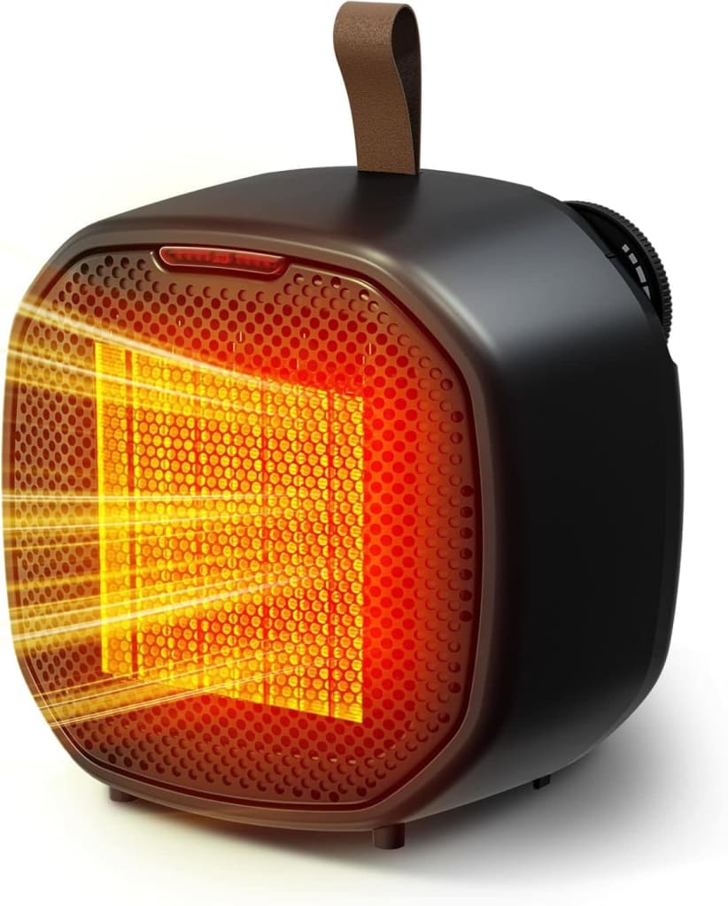 Portable Small Ceramic Space Heater: $12