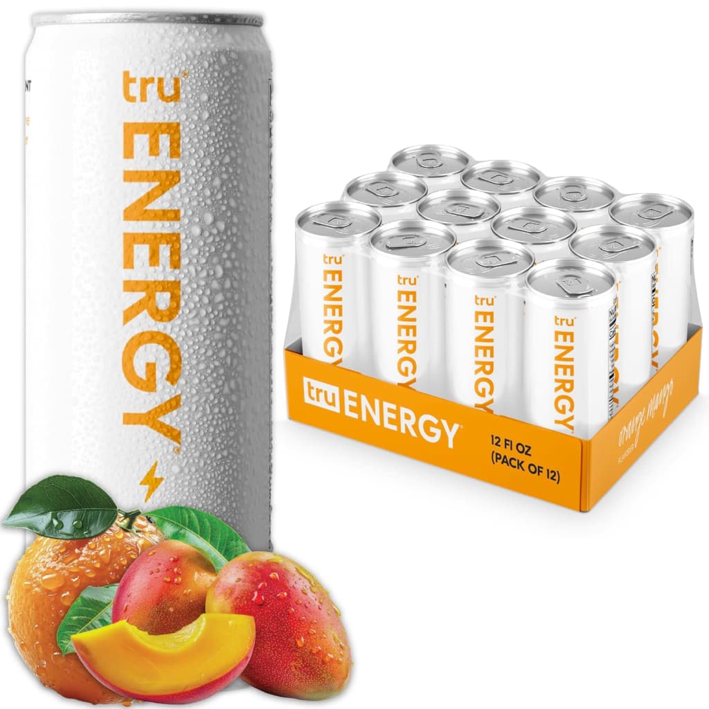 Tru Energy Seltzer Clean Energy Drink with B-Vitamins 12-oz. Can 12 ...