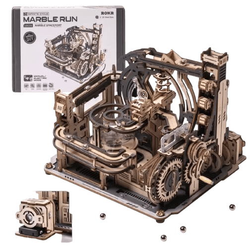 Robotime Electric Marble Run 3D Puzzle: $12