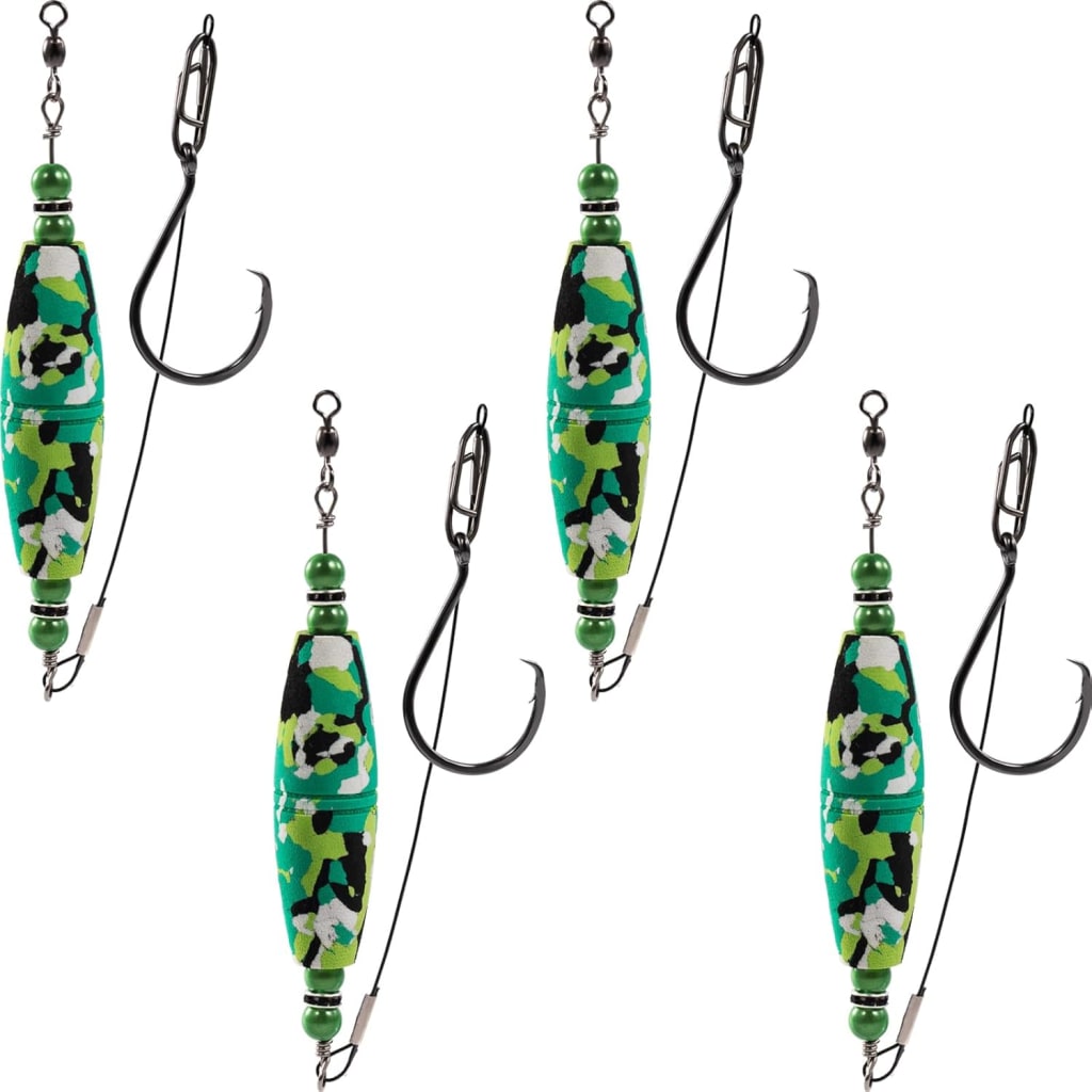 Bubble Fishing 2.5" Catfish Float Rig 4-Pack: $3.98