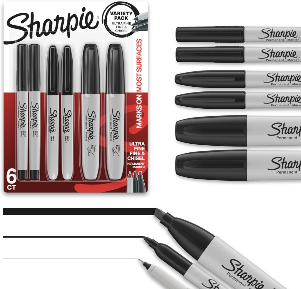 Sharpie Permanent Markers Variety 6-Pack: $3.85 via Sub. & Save