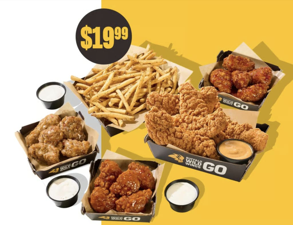 Buffalo Wild Wings Online Bundle: $20