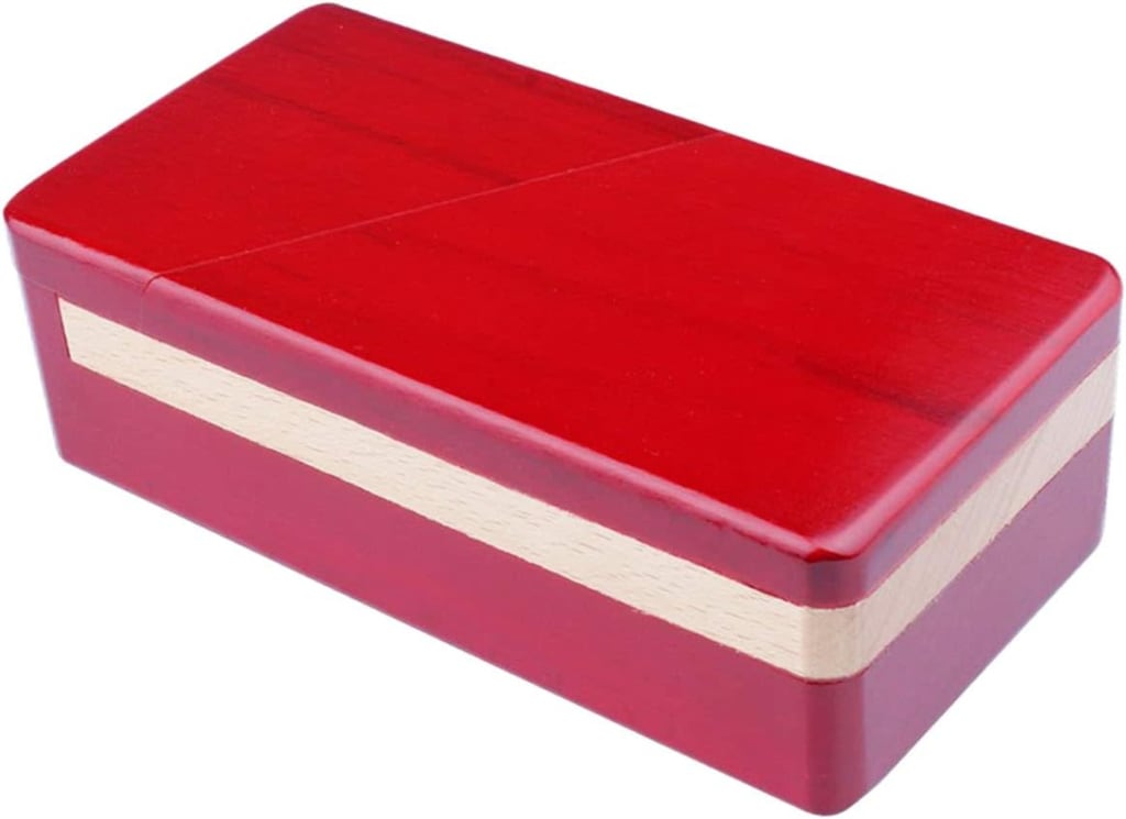 Wooden Red Magic Box w/ Secret Drawer: $9.99 w/ Prime