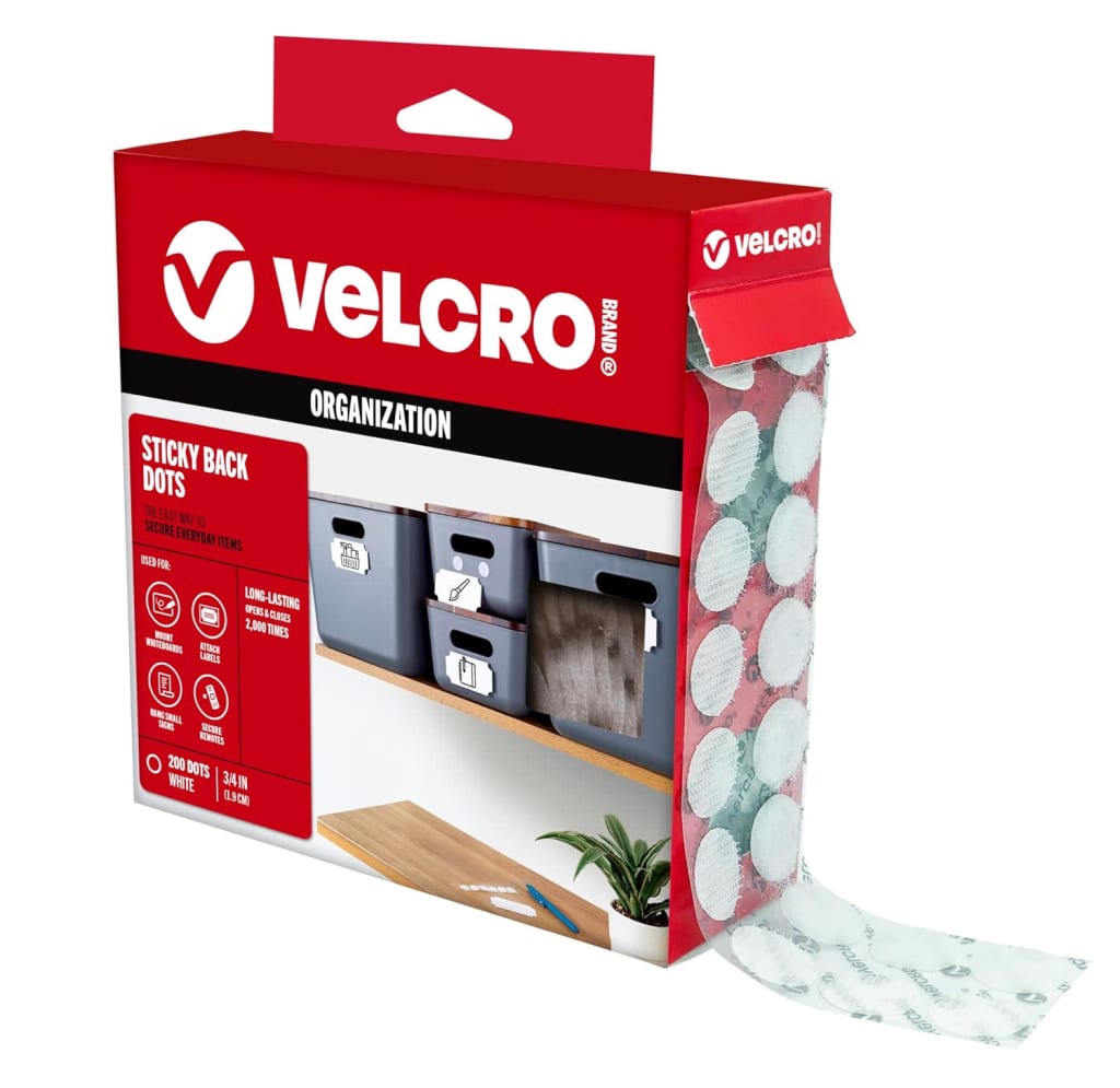 Velcro Sticky Back Dots 200-Pack: $6.70 - 91824