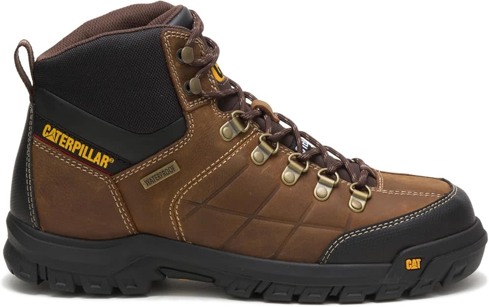CAT Men's Threshold Waterproof Steel Toe Work Boots: $40