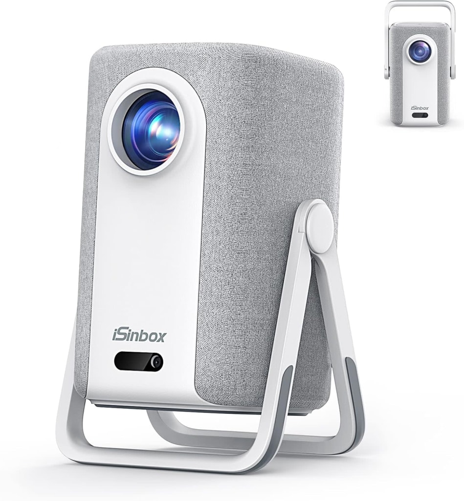 iSinbox 1,200-ANSI 1080p Native Outdoor Projector w/ WiFi and Bluetooth ...