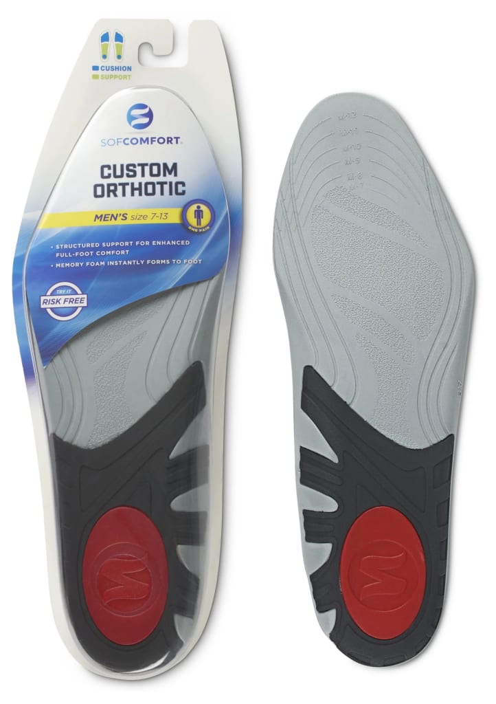 Sof Comfort Orthotic Insoles: $3