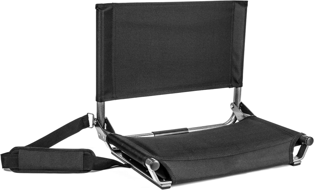 Cascade Mountain Tech Portable Folding Steel Stadium Seat: $19.99 - SS ...