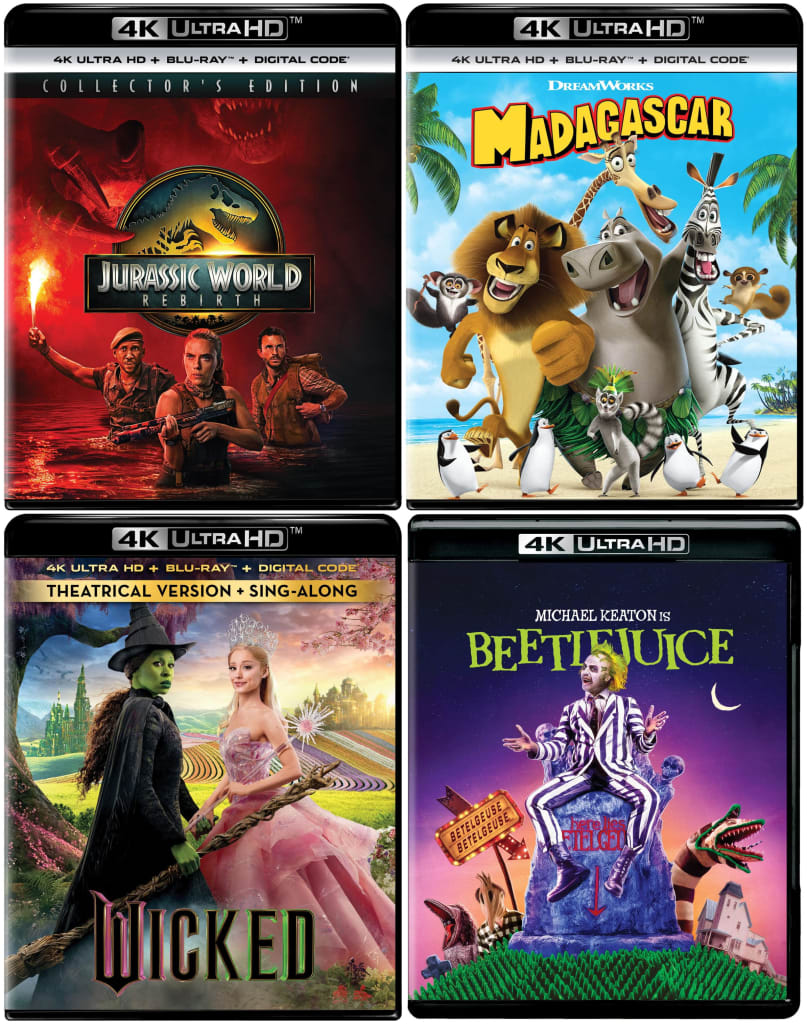 4K UHD Movies at Amazon: 3 for $33