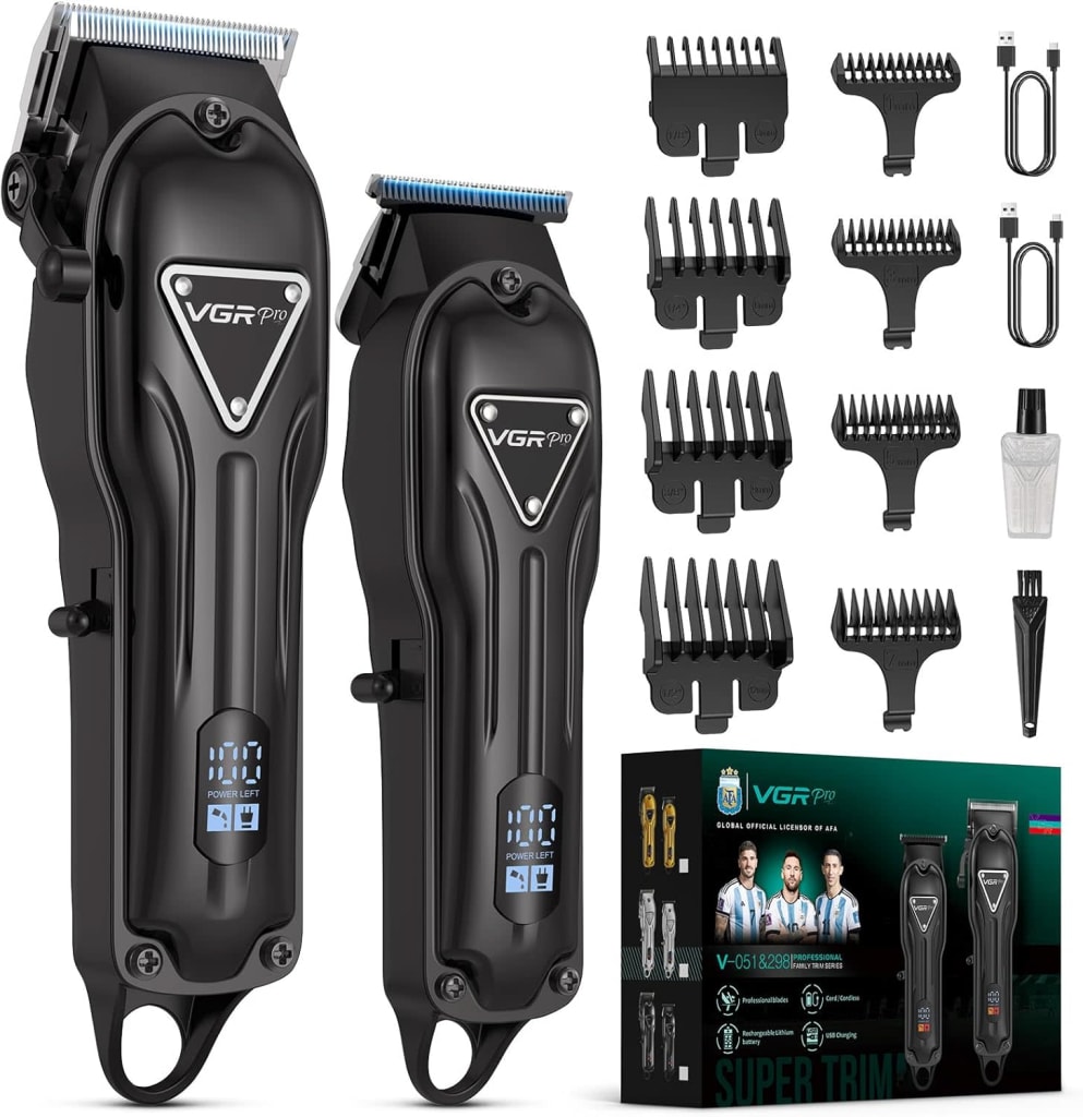 Cordless Hair Clippers and Trimmer Set: $17.49