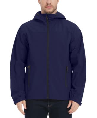 Hawke & Co. Men's All-Season Hooded Rain Jacket: $26.25