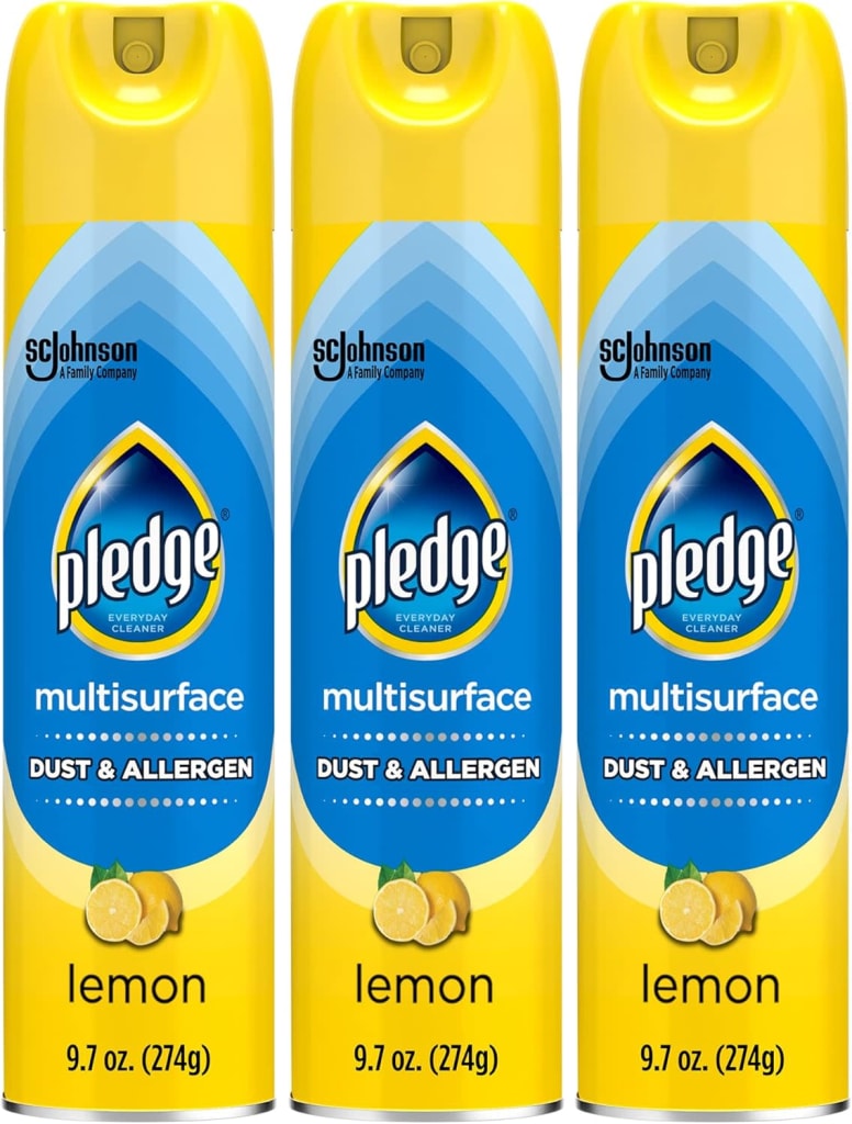 Pledge Dust & Allergen Multi-Surface Cleaner Spray 3-Pack: $12 via Sub ...
