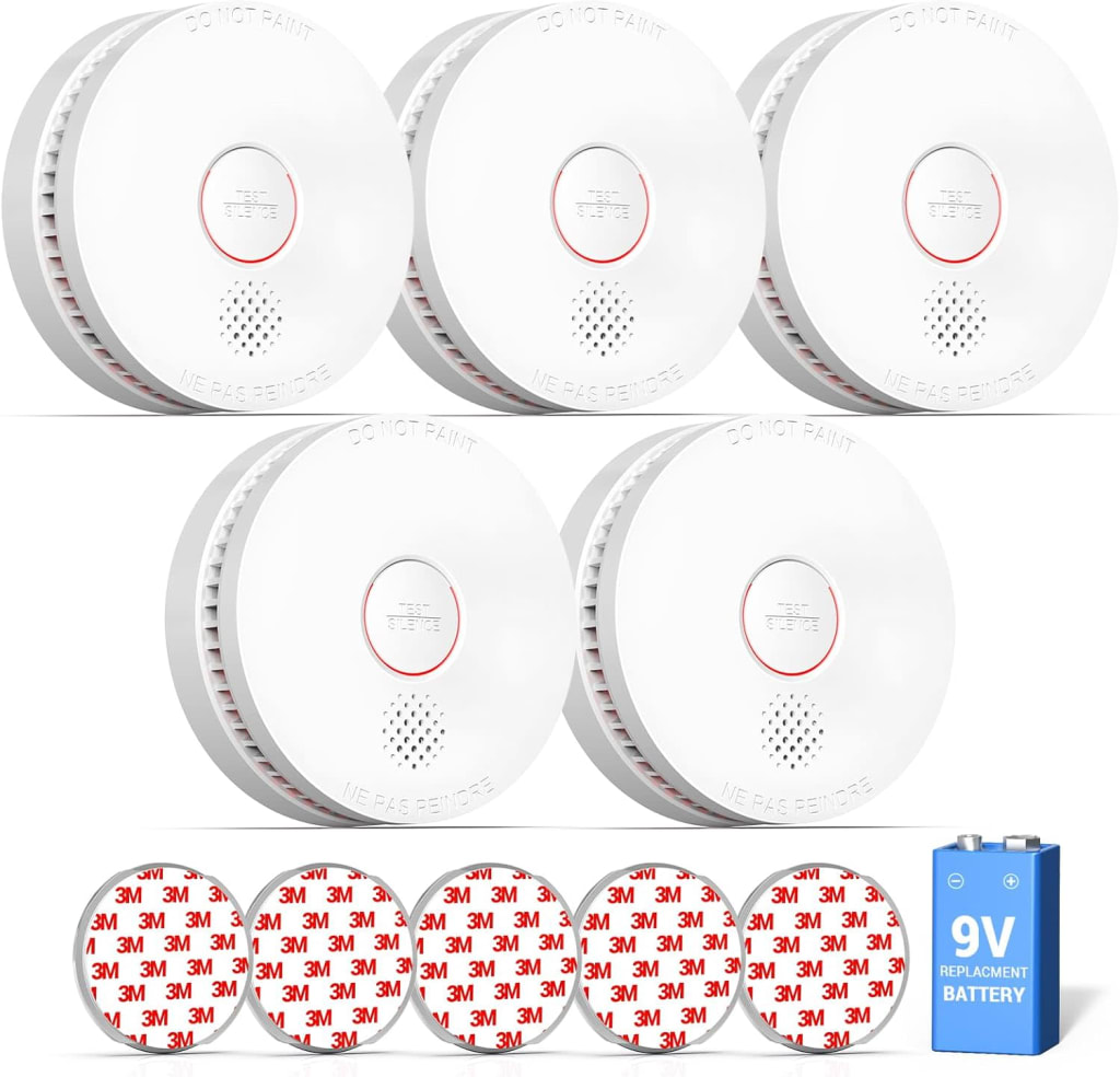 10-Year Smoke Detector 5-Pack: $42