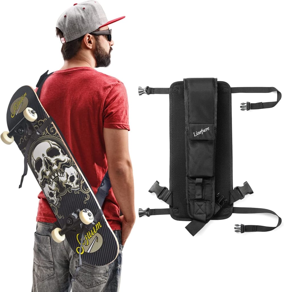 Skateboard Strap Backpack: $9.99