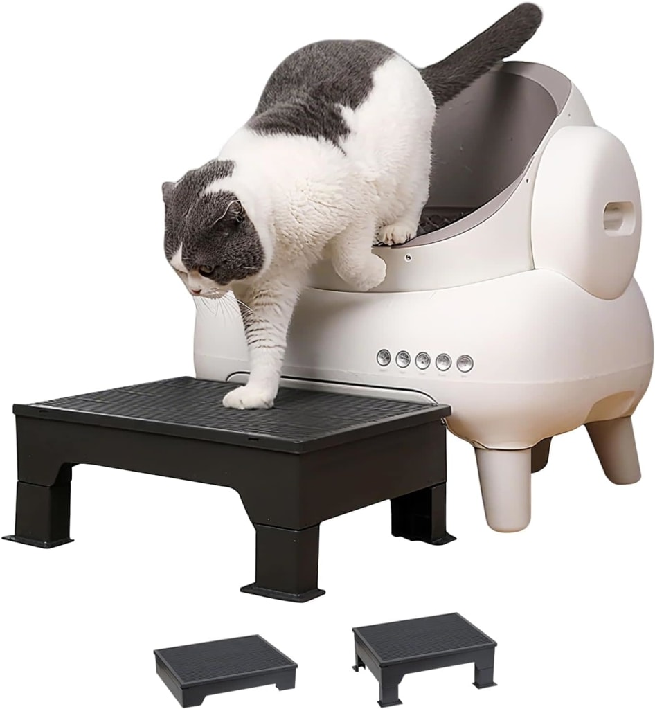 Pakeway Adjustable Cat Litter Box Ramp: $19.79