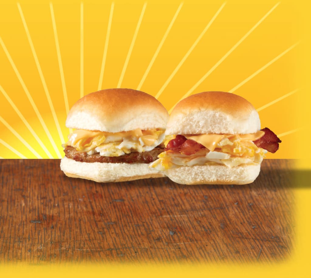 White Castle Breakfast Sliders: 2 for $4