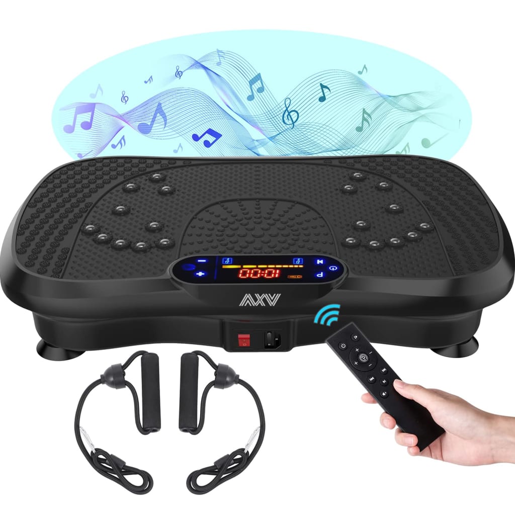 AXV Vibration Plate Fitness Platform with Remote: $99.99