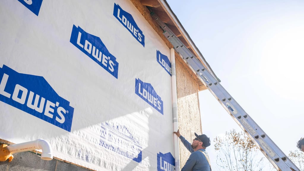 Lowe's 1,350-sq. ft. Water Resistant House Wrap: $99