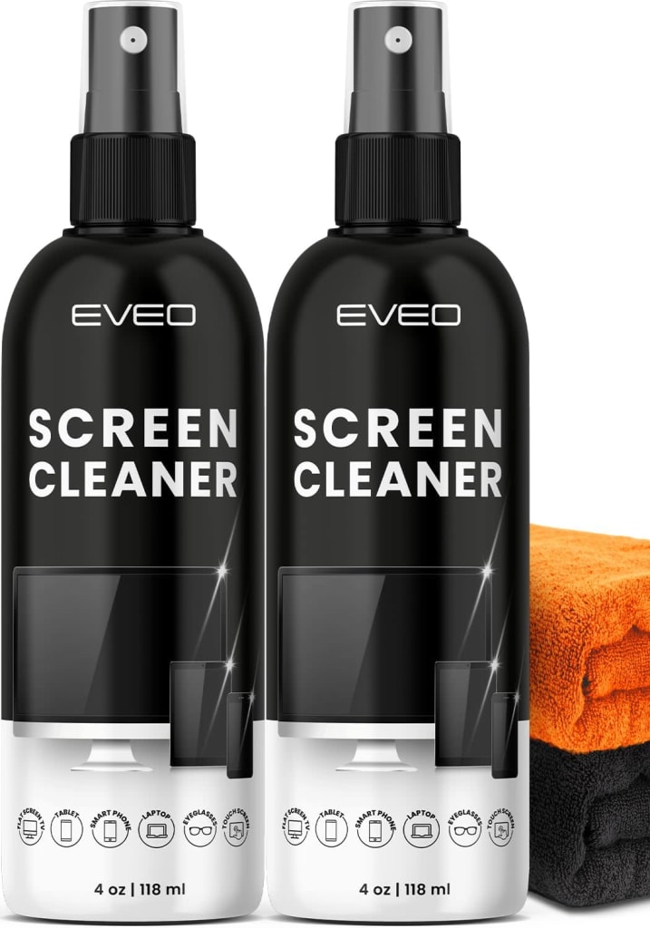 Eveo 4-oz. Screen Cleaner Spray 2-Pack: $8.97