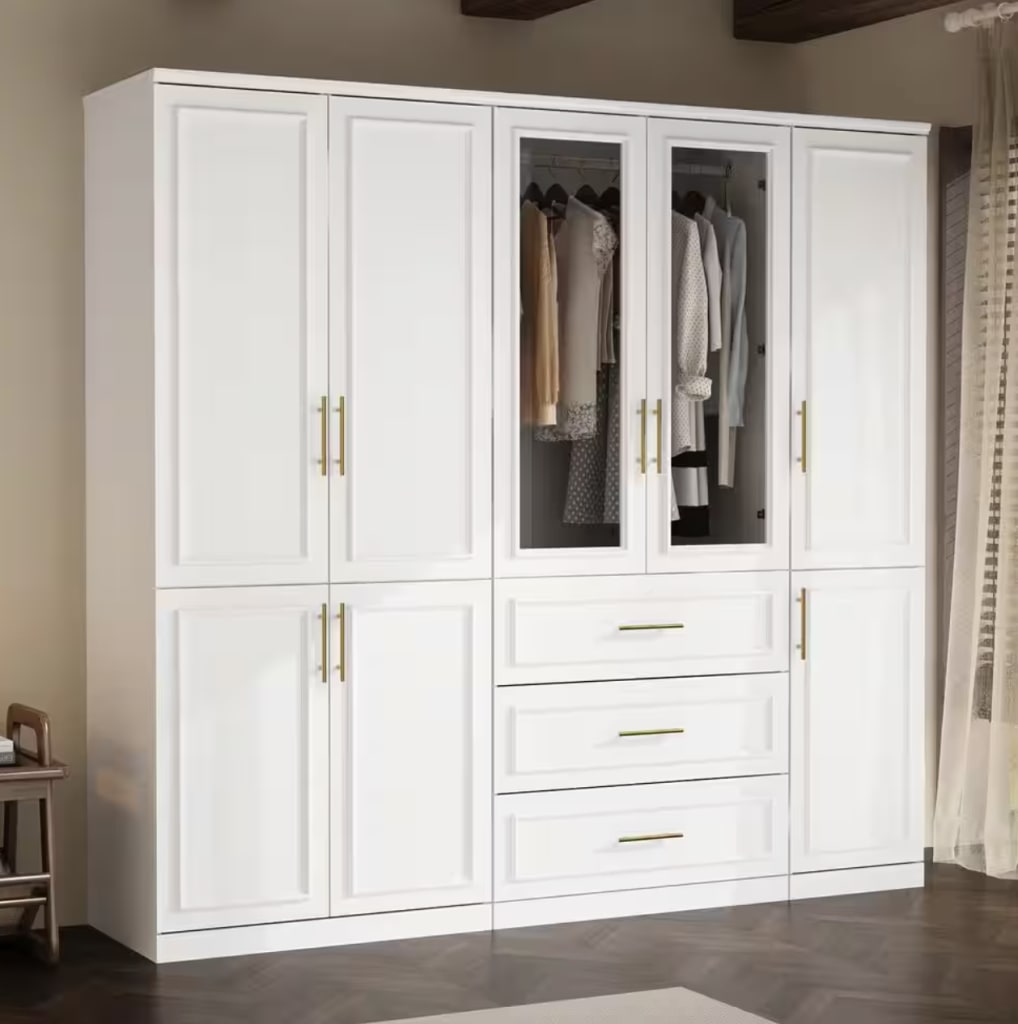 Combination 79" 8-Door Modular Armoire: $501 - KF020365,366,367