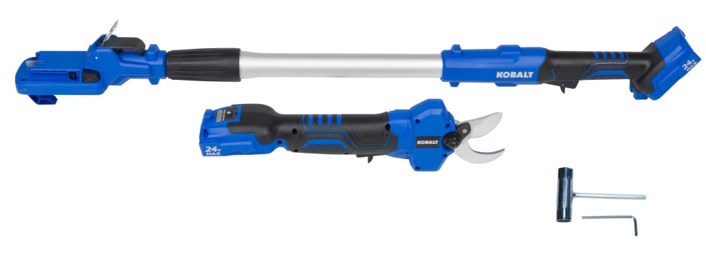 Kobalt 24-Volt 4.5-ft. Steel Pole Pruner: $89