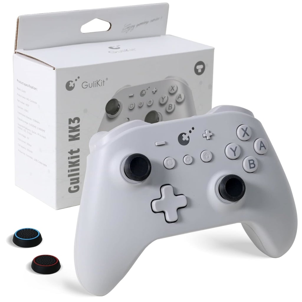 GuliKit KK3 Bluetooth Controller for PC/Switch/Android/iOS: $30