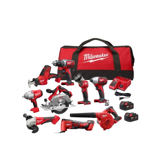 Milwaukee M18 18V Lithium-Ion Cordless 9-Tool Combo Kit: $599 - 2694-29