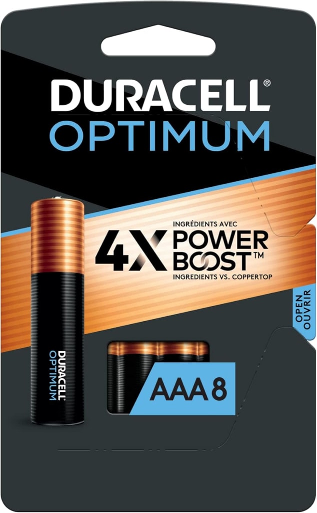 Duracell Optimum Batteries w/ Power Boost 8-Pack: $7.49