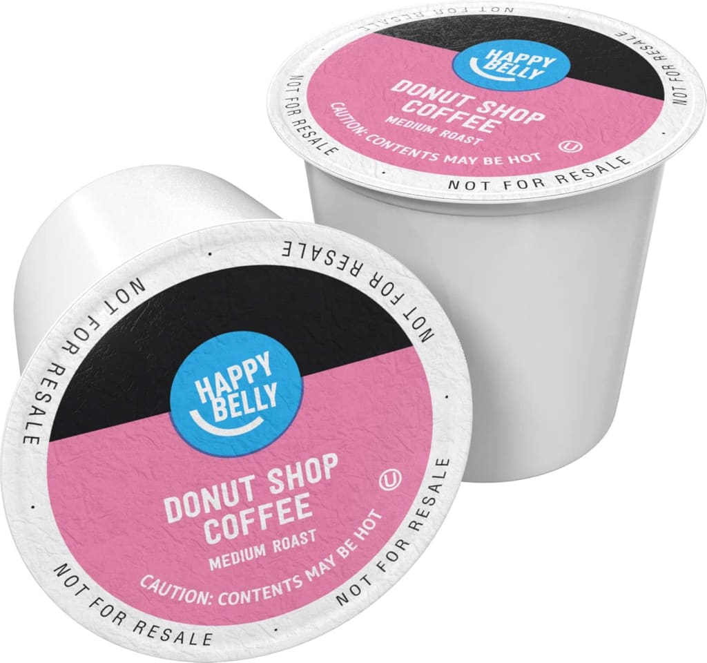 Happy Belly 100-Count Donut Style Medium Roast Coffee Pods: $23 via ...