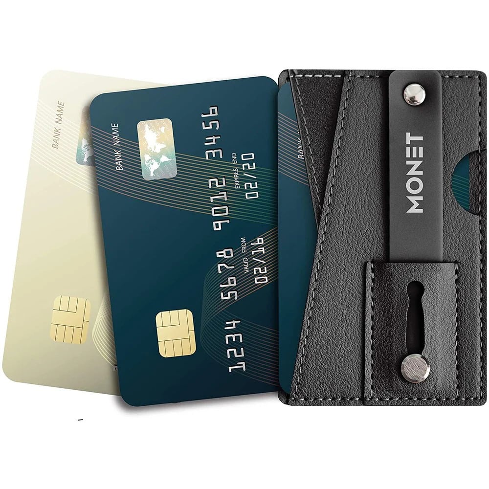 Monet Slim Wallet w/ Expanding Phone Stand & Grip 2-Pack: $9.99