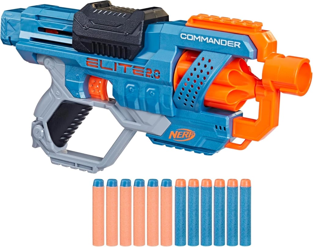 NERF Elite 2.0 Commander RD-6 Dart Blaster: $4.24
