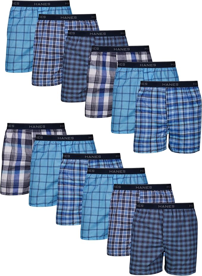Hanes Men's Boxers 12-Pack: $27