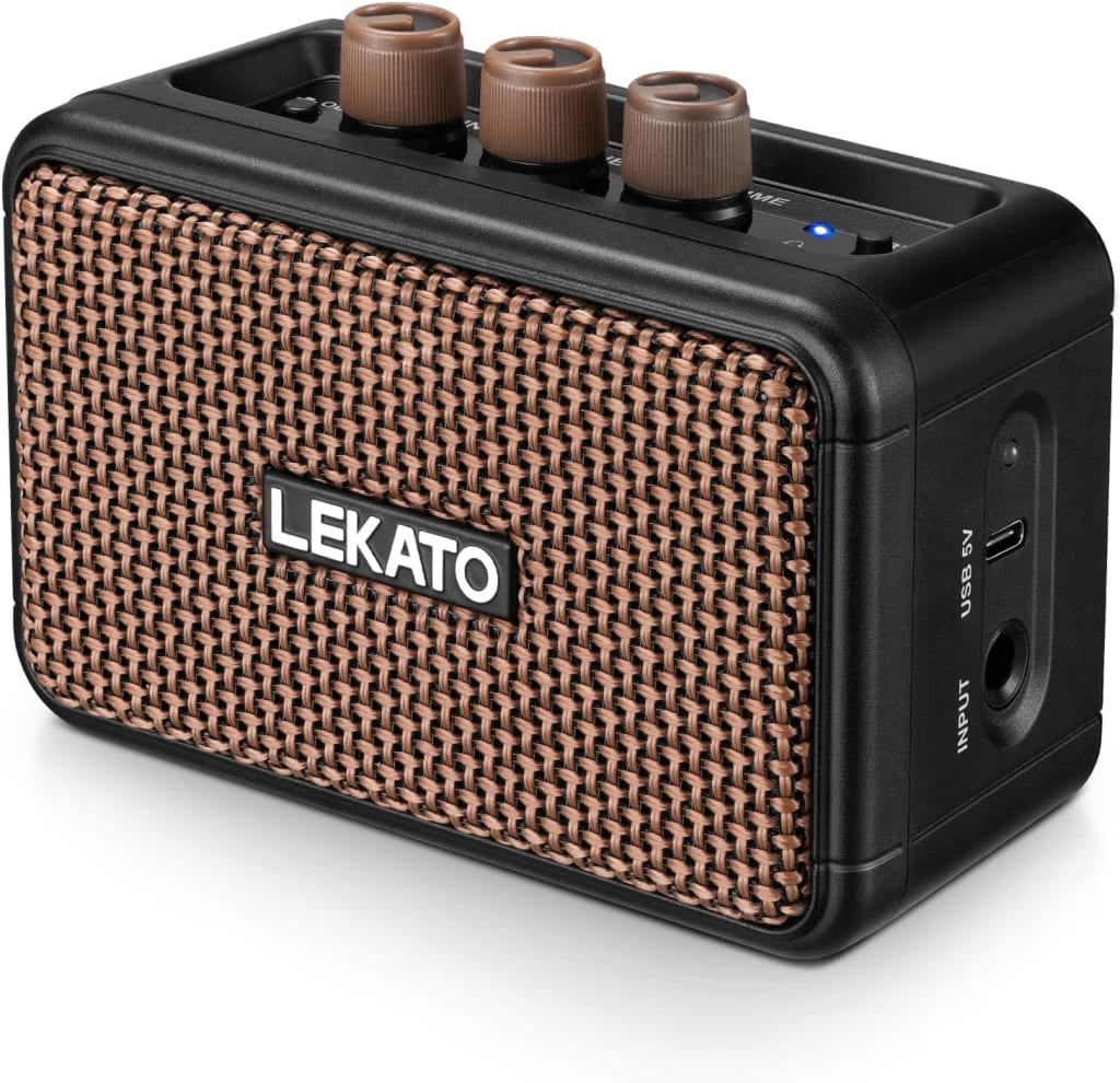 5W Mini Bluetooth Electric Guitar Amplifier: $24
