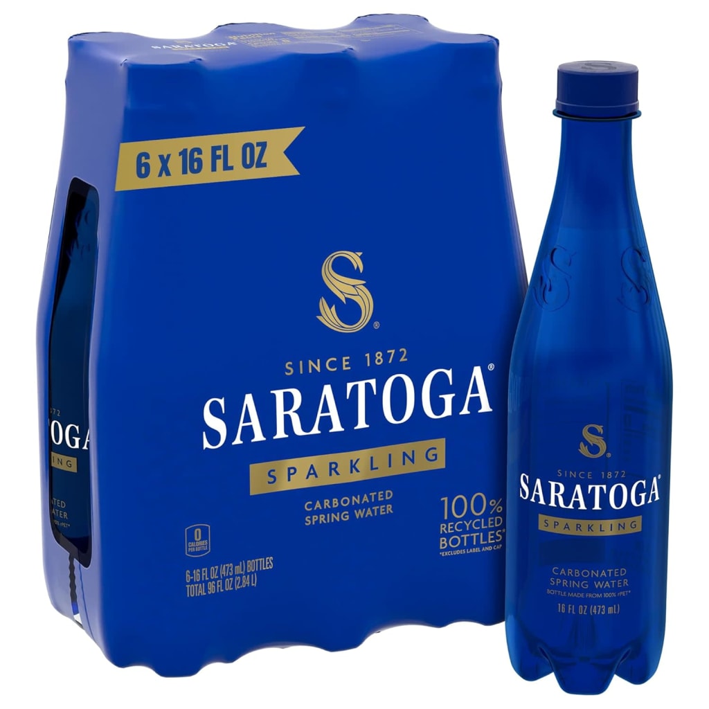 Saratoga Sparkling Mineral Water 16-oz. Bottles 6-Pack: $4.88 via Subscribe & Save