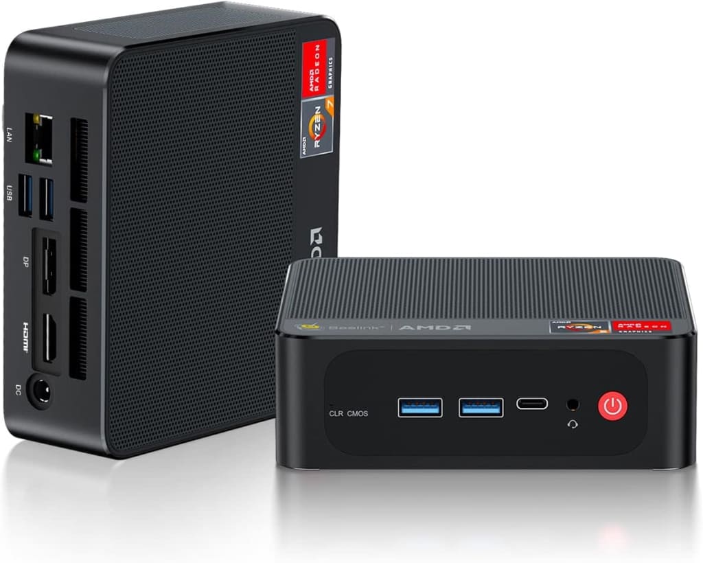 Beelink SER5 MAX Ryzen 7 Mini Gaming Desktop PC: $279