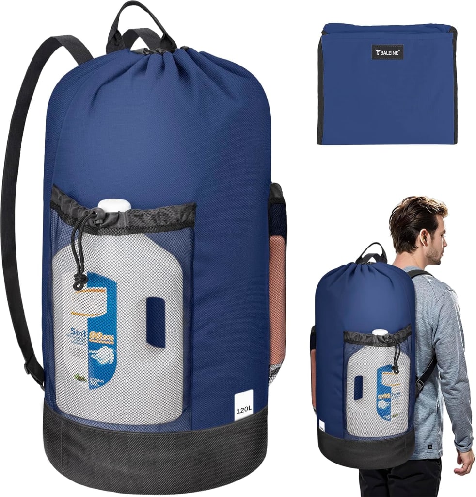 Baleine 120L Laundry Bag Backpack: $9.09 - Baleine-1500