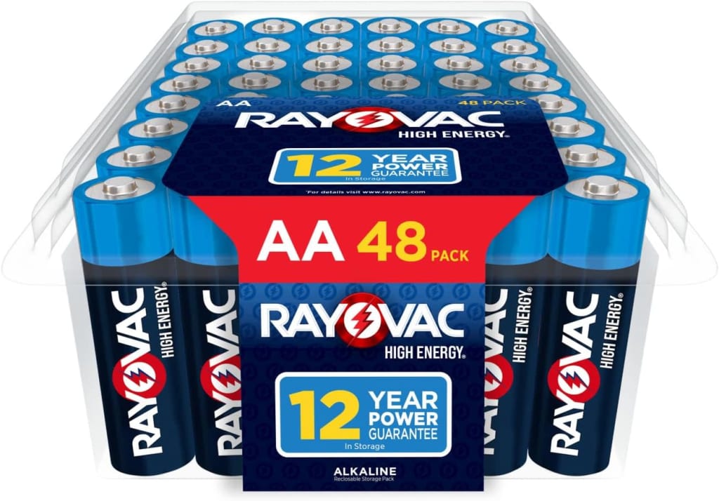 Rayovac High Energy AA Batteries 48-Pack: $13 via Sub & Save