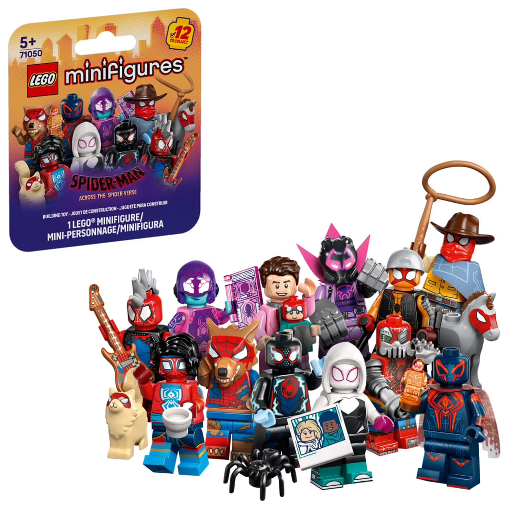 LEGO Minifigures Spider-Man: Across the Spider-Verse Mystery Box: $4.97 ...