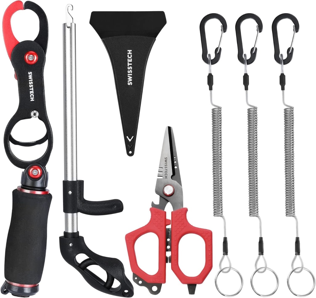 Swiss+Tech Fishing Tool Kit: $15 w/ Prime